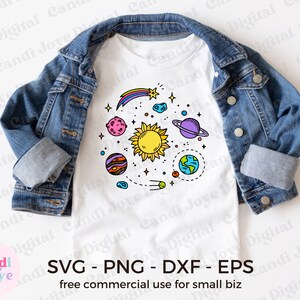 Outer Space SVG Solar System SVG Galaxy SVG Planets Clip - Etsy
