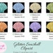 Watercolor Seashells Clipart Glitter Beach PNG Ocean Clipart Summer ...