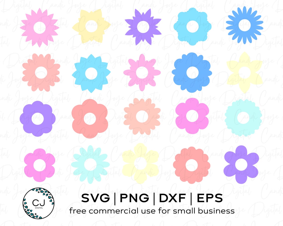 Flower SVG Floral Layered SVG Paper Flower SVG Flower - Etsy