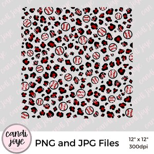 Baseball Leopard Print PNG - Cheetah Print - Sublimation PNG - Sports ...