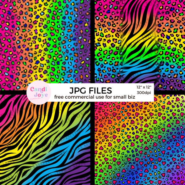 Zebra and Cheetah - Etsy