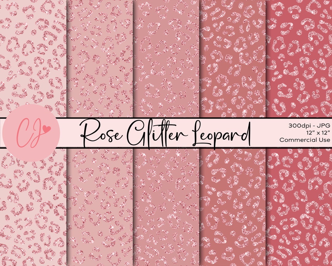 Leopard Print Digital Paper Pack Cheetah Print Digital - Etsy