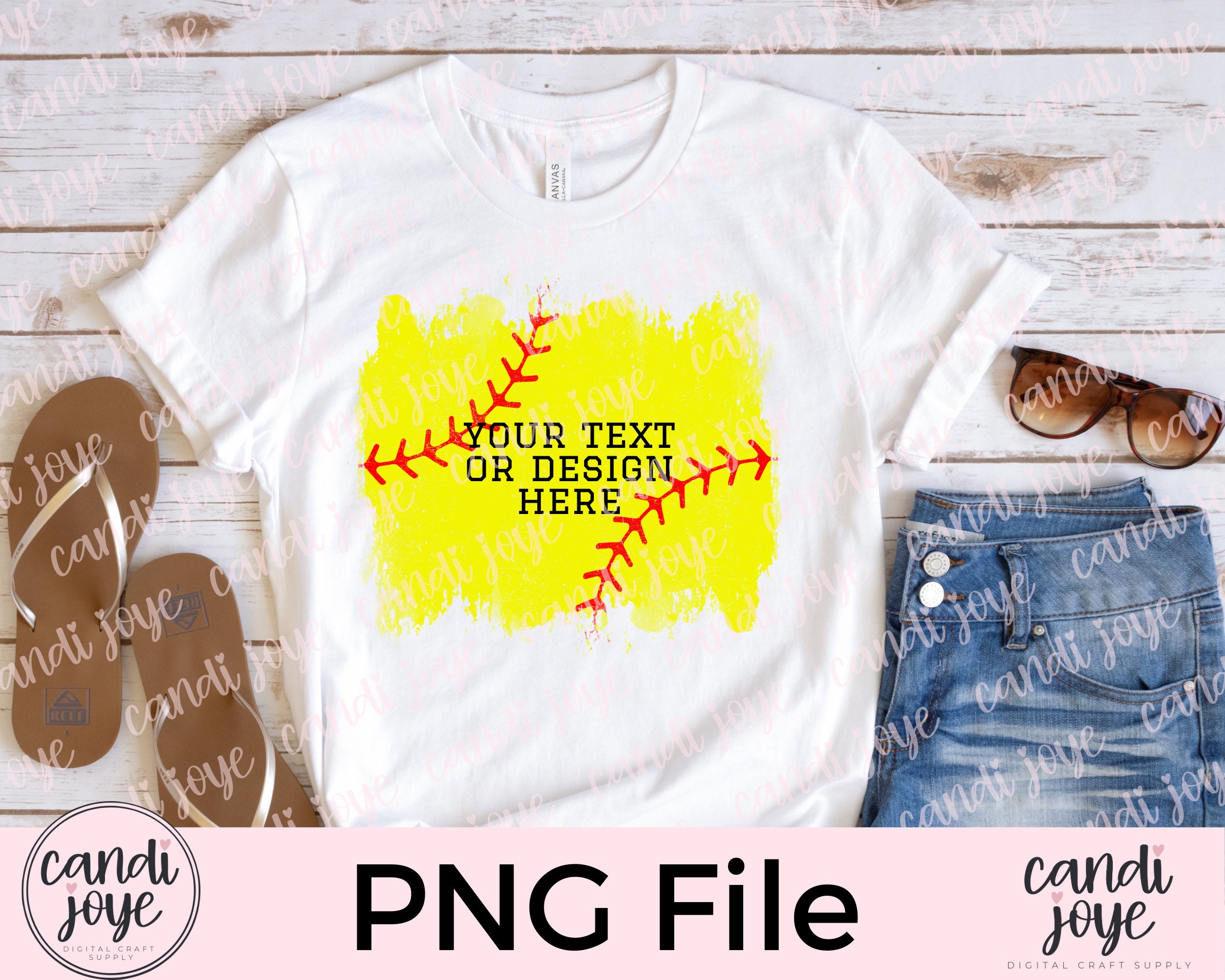 Softball PNG - Softball Sublimation PNG - Softball Clipart - Sports PNG ...