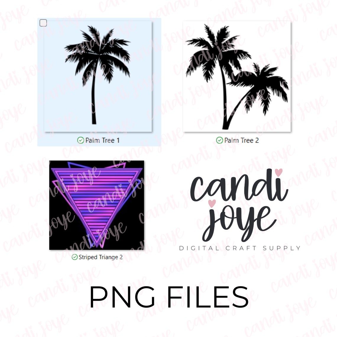 Back to the 90s Triangle PNG - Neon Retro Print PNG - Palm Tree Clipart ...