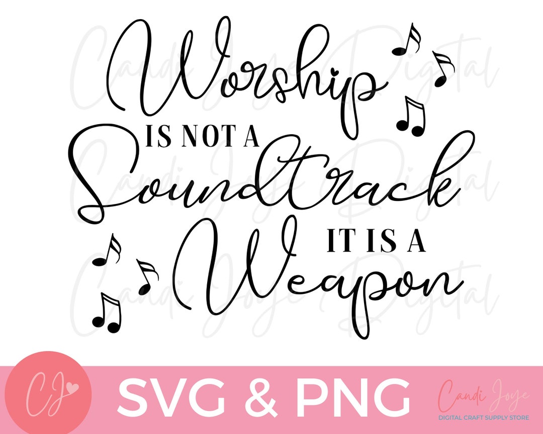 Worship SVG Christian SVG Praise and Worship SVG Worship - Etsy