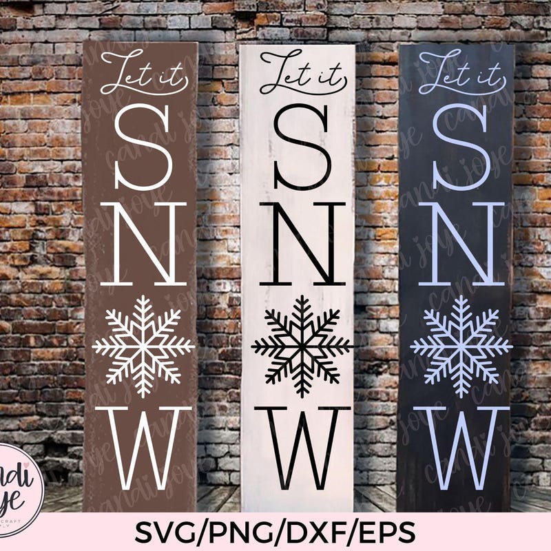 Let It Snow Sign - Etsy