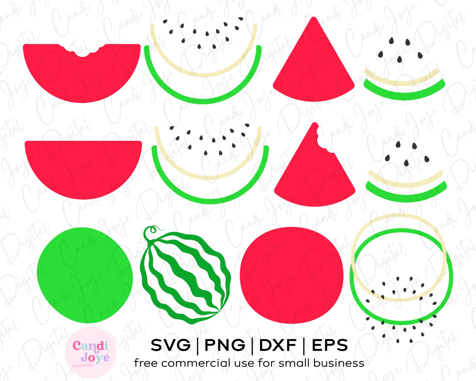 Watermelon SVG Watermelon Slice Clipart Watermelon PNG - Etsy