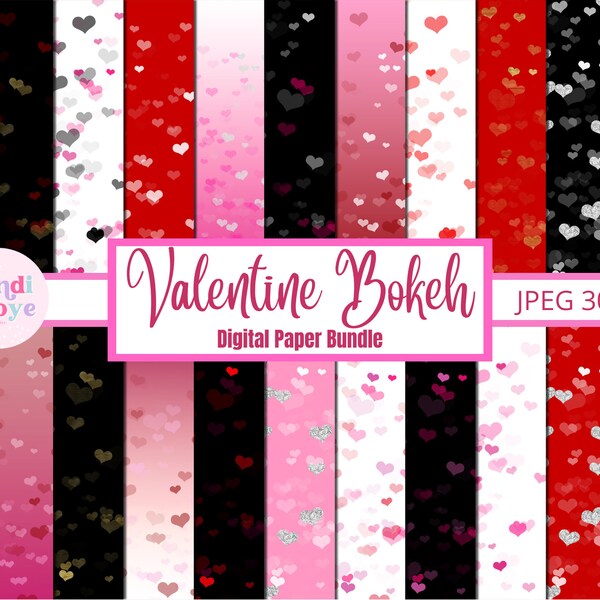 Bokeh Heart Hearts - Etsy