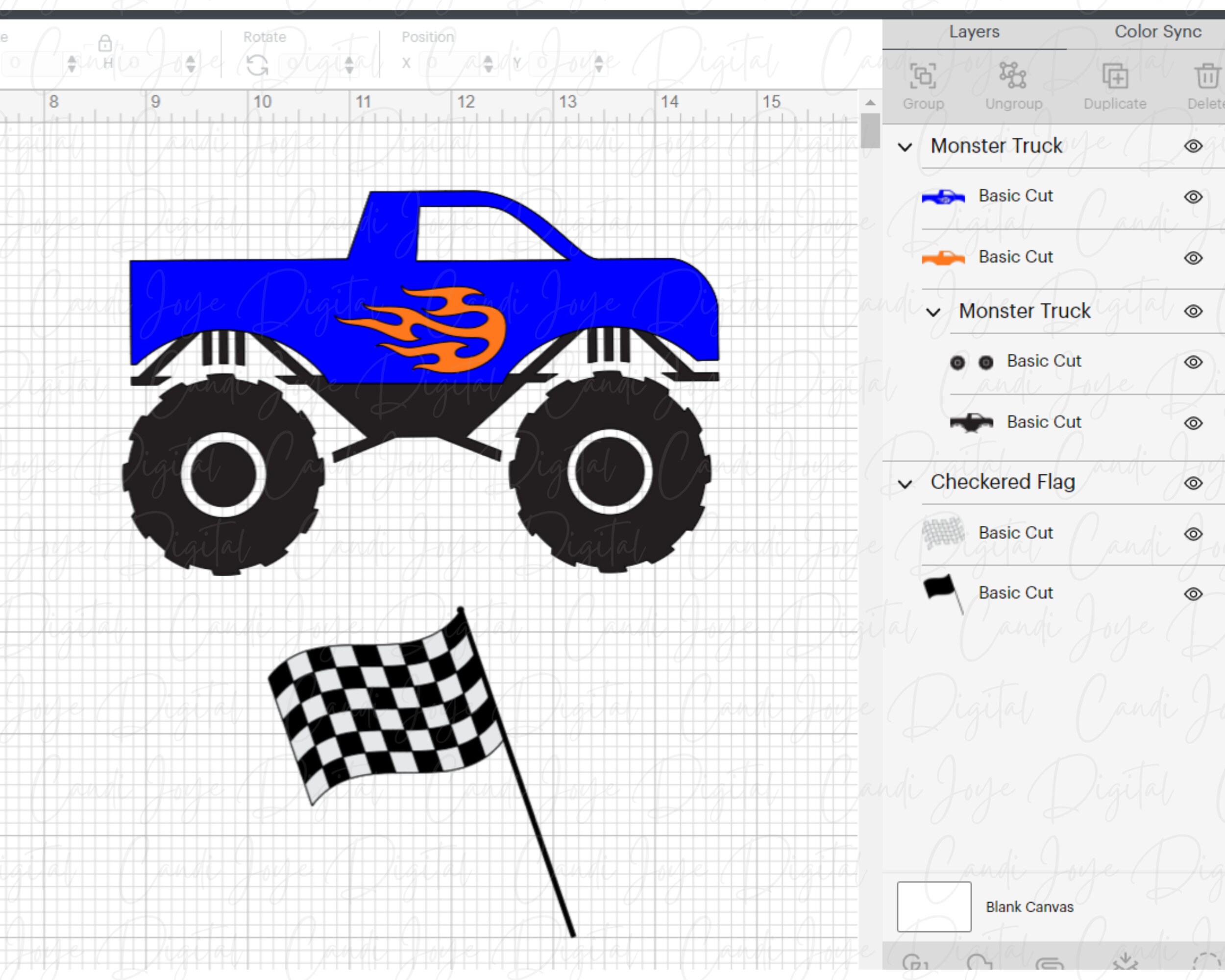 Monster Truck SVG Monster Truck PNG Layered SVG Monster - Etsy