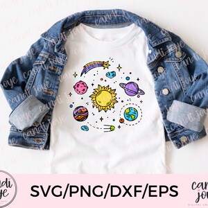 Outer Space SVG - Solar System SVG - Galaxy SVG - Planets Clip Art ...