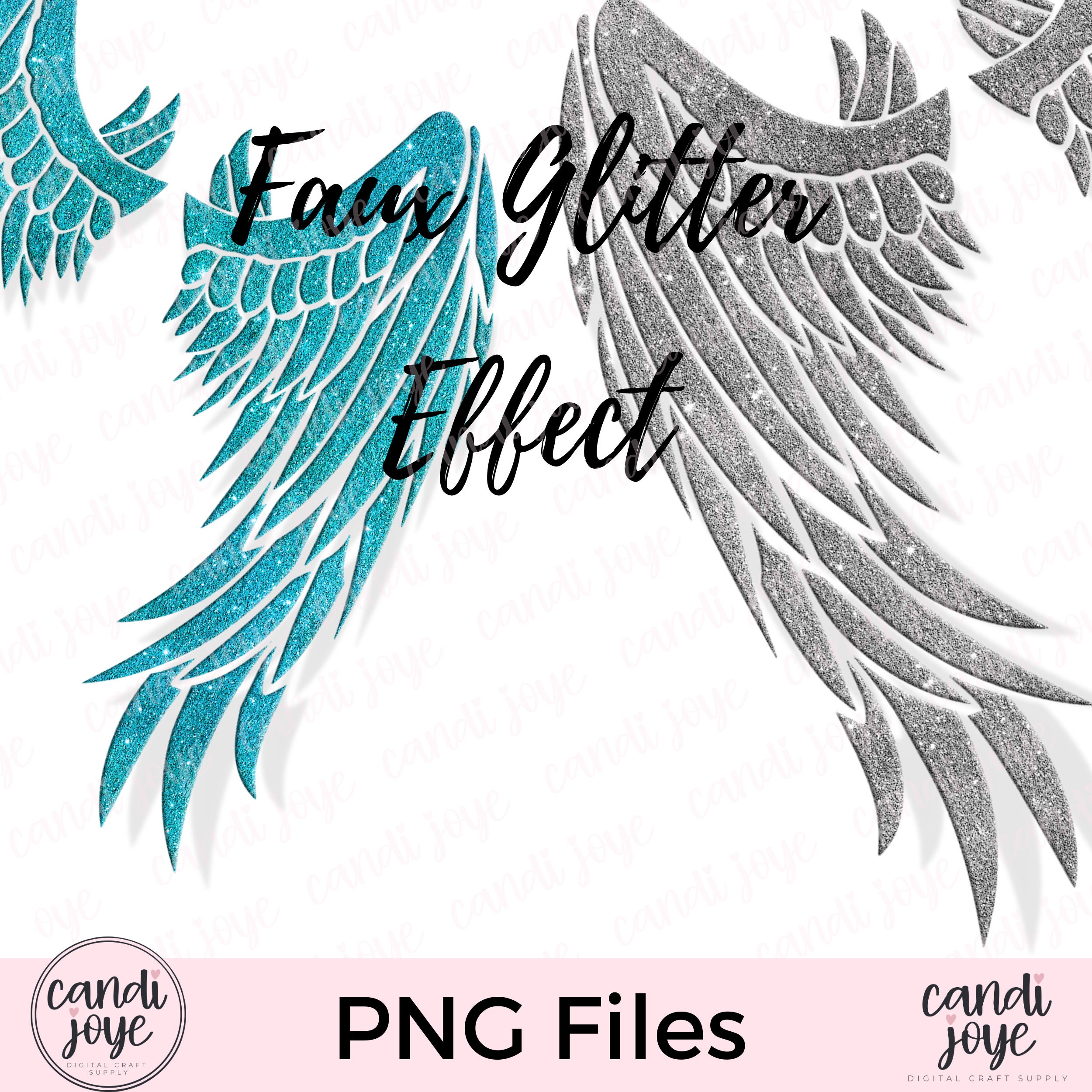 Angel Wings PNG - Glitter Angel Wings Clipart - Digital Angel Wings ...