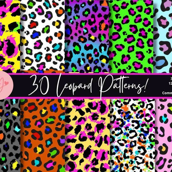 Pastel Leopard Print - Etsy