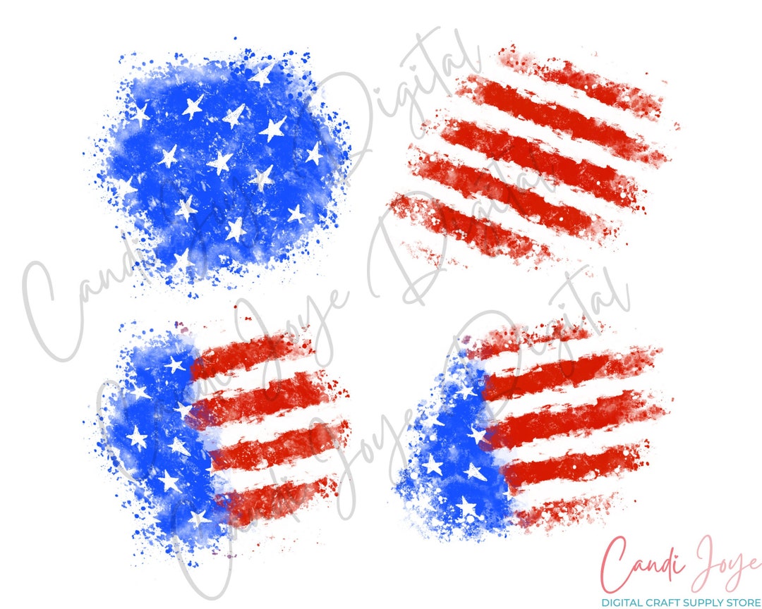 4th of July PNG American Flag Png Distressed USA Png Files - Etsy