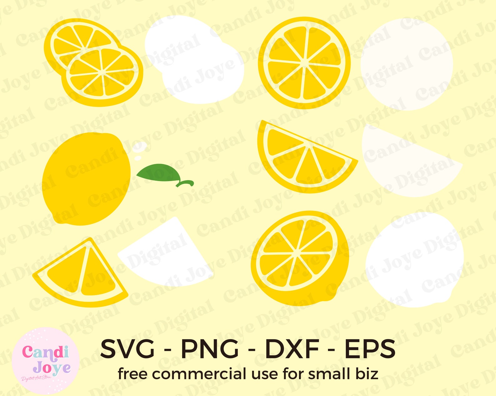 Lemon SVG Bundle Lemon Clipart Lemon Graphics Lemon - Etsy
