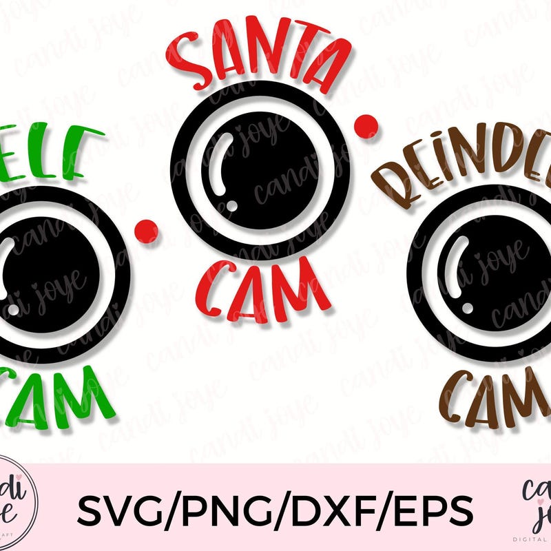 Santa Cam Svg - Etsy