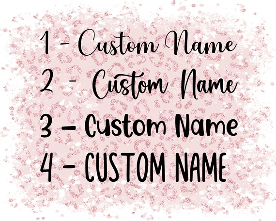 Custom Name SVG Custom Name PNG Personalized SVG Custom - Etsy