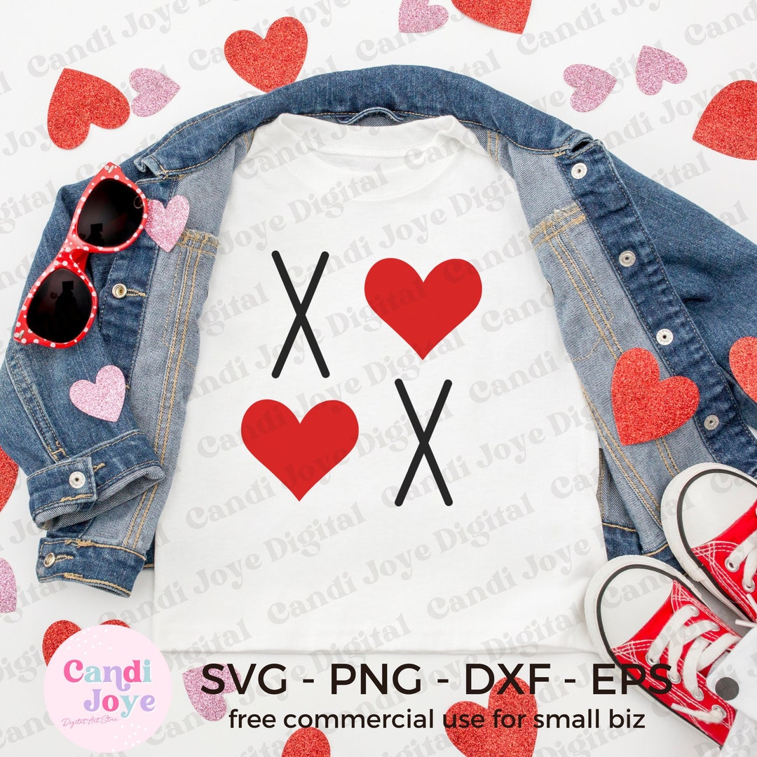 XOXO SVG Valentine Svg XOXO Heart Svg Valentine's - Etsy
