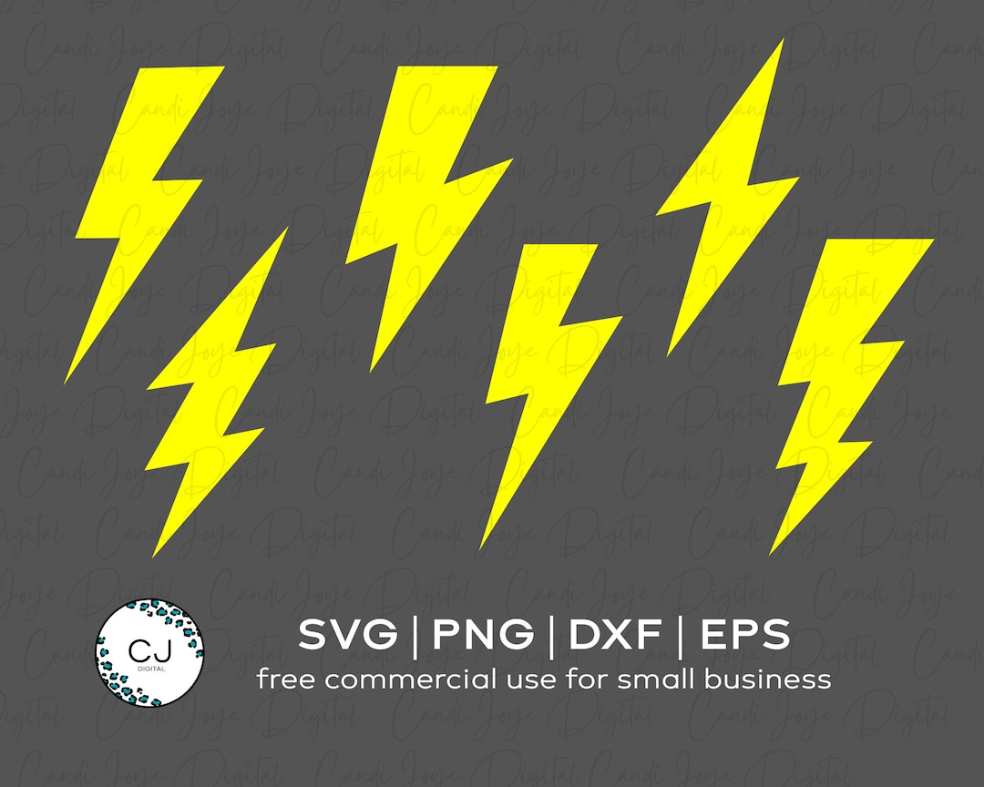 Lightning Bolt SVG - Lightning SVG - Lightning PNG - Lightning Bolt ...
