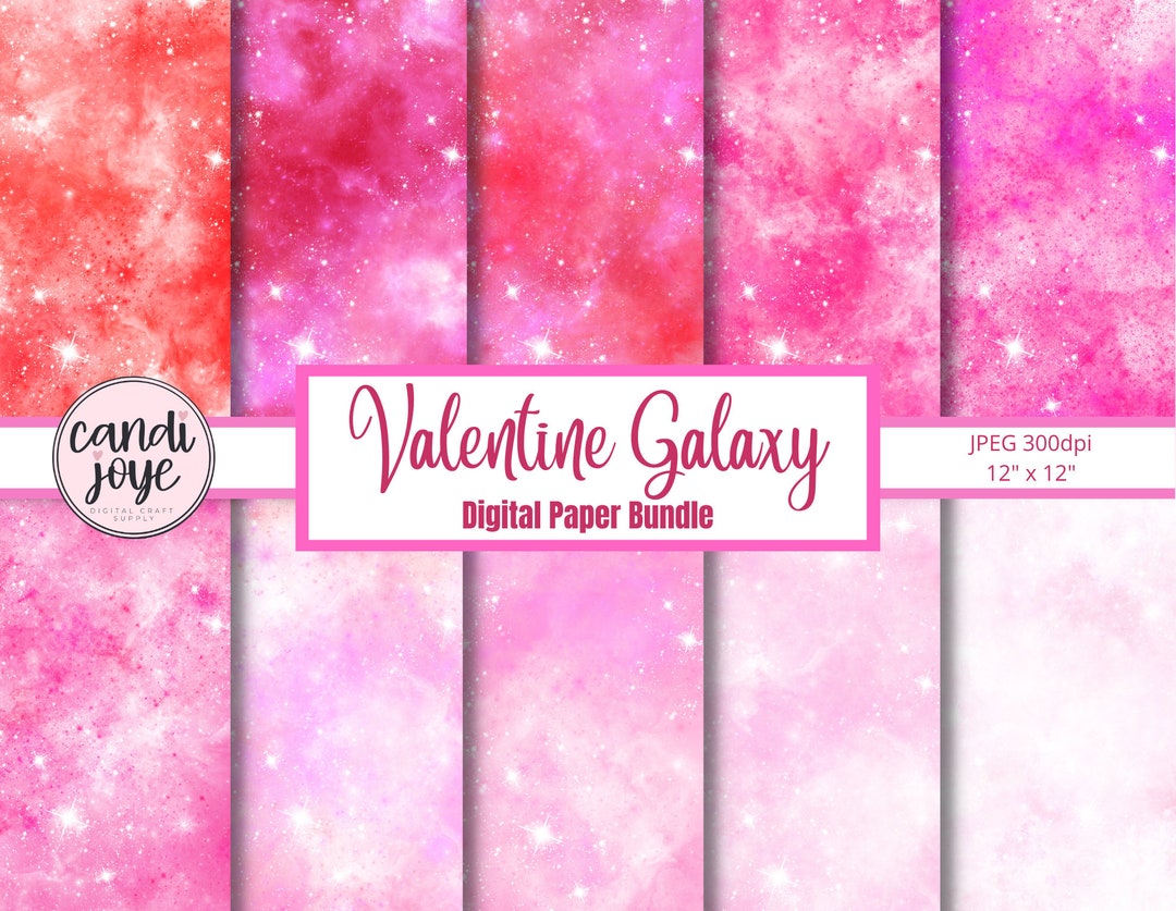 Galaxy Digital Paper - Valentine Digital Paper Bundle - Galaxy Digital ...