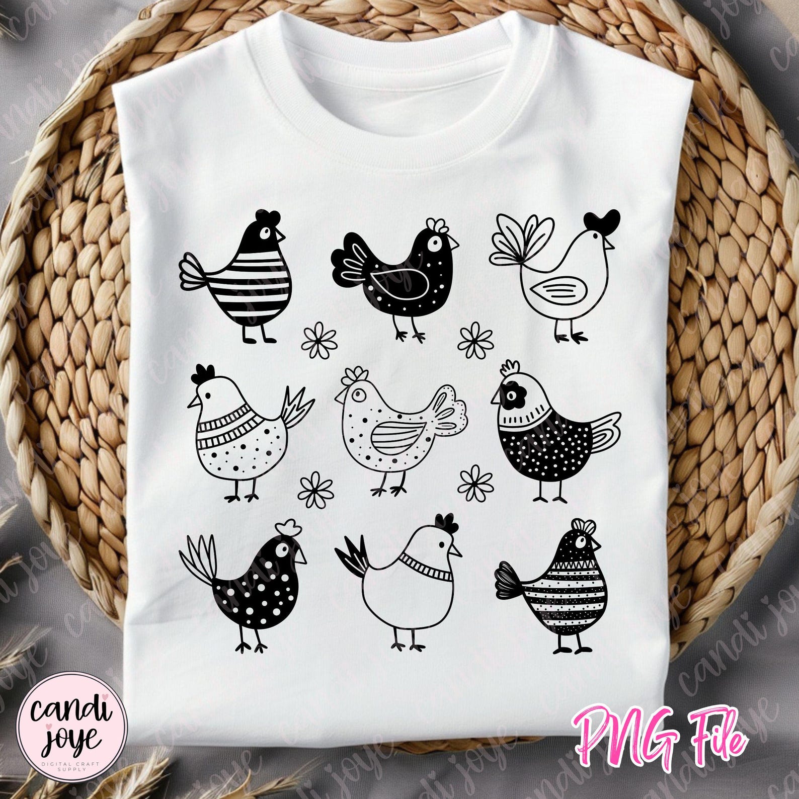 Chicken PNG, Chicken Lady PNG, Cute Chicken Sublimation Design, Chicken ...