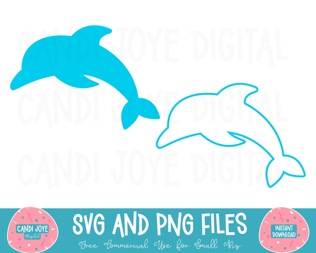 Delfín SVG Delfín PNG Delfín Clipart Océano SVG Archivos de corte de ...