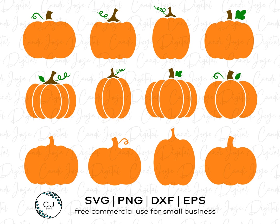 Pumpkin SVG Bundle Fall SVG Pumpkin PNG Pumpkin Clipart - Etsy