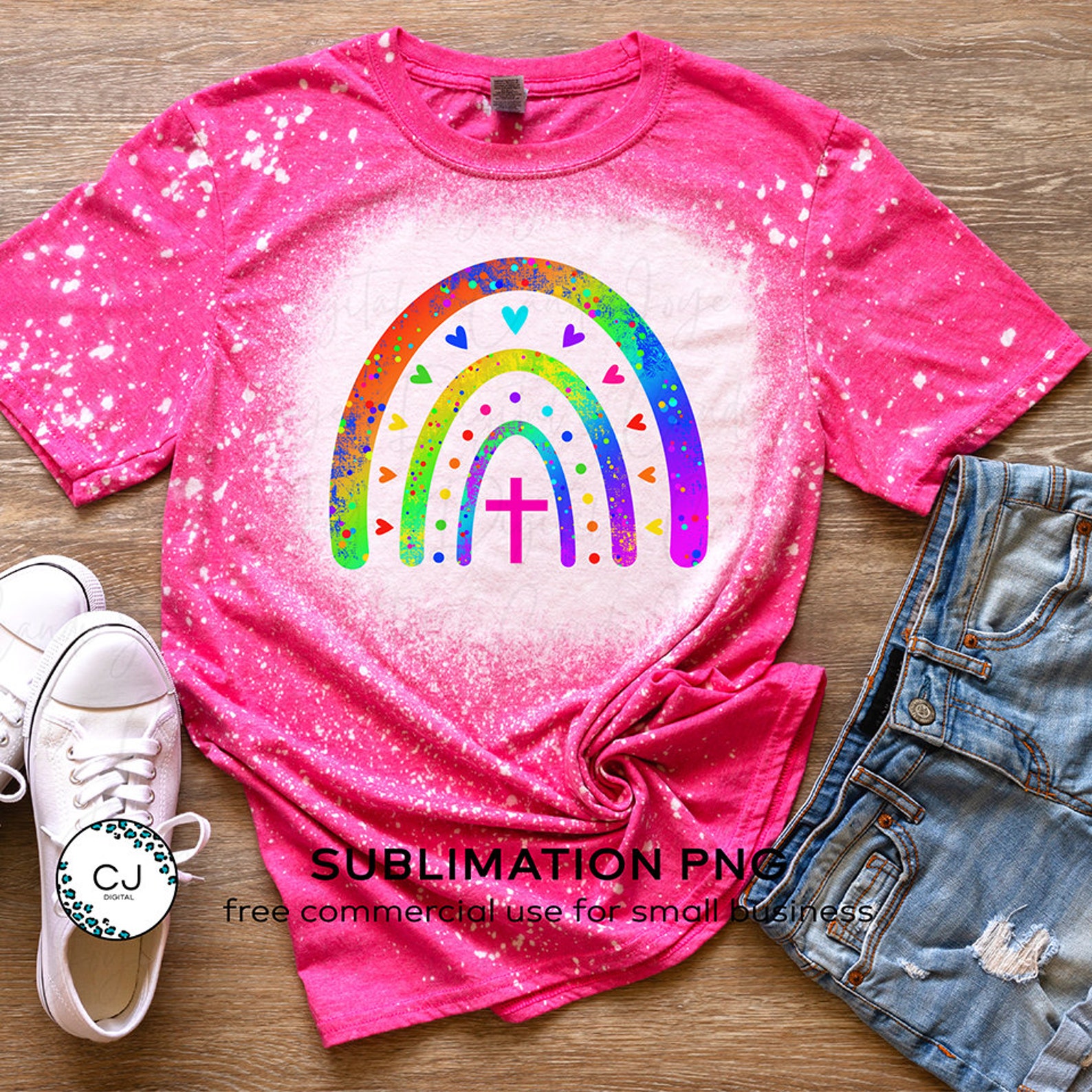 Rainbow PNG Christian PNG Religious PNG Clipart Jesus - Etsy