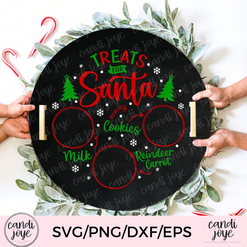 Santa Tray - Etsy