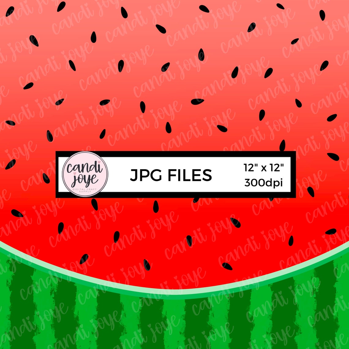 Watermelon Digital Papers - Watermelon Backgrounds - Watermelon ...