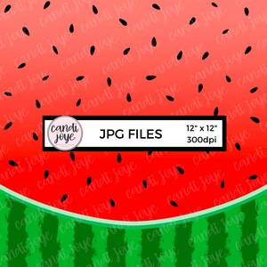 Watermelon Digital Papers - Watermelon Backgrounds - Watermelon ...
