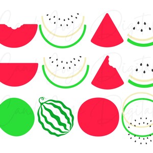 Watermelon SVG Watermelon Slice Clipart Watermelon PNG Watermelon ...