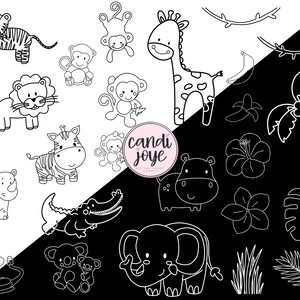 Procreate Stamps Procreate Stamp Set Procreate Stamp Brushes Animal ...