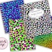 Rainbow Leopard Digital Paper Pack Neon Cheetah Print Digital Scrapbook ...