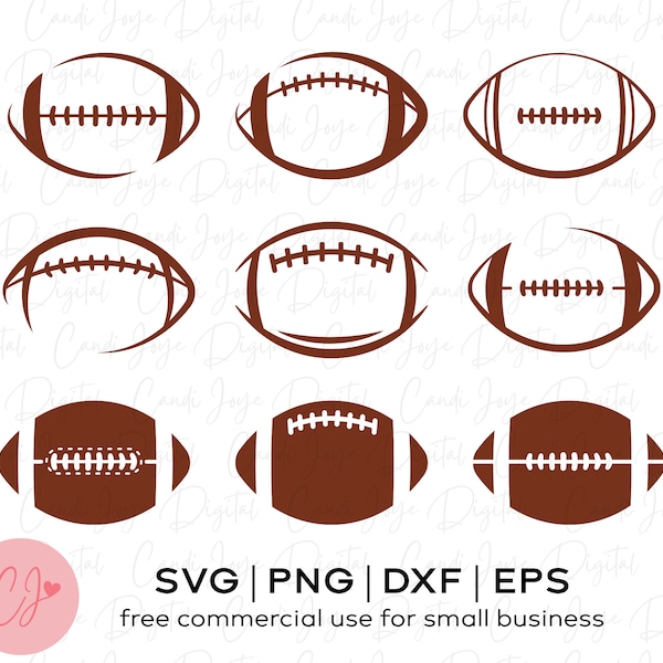 Football Svg - Etsy