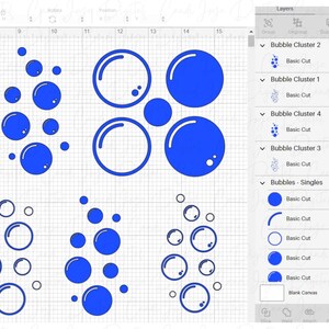 Bubbles SVG Bundle - Water Bubble PNG - Bubbles Sublimation Files - Under the Sea Clipart - Soap ...
