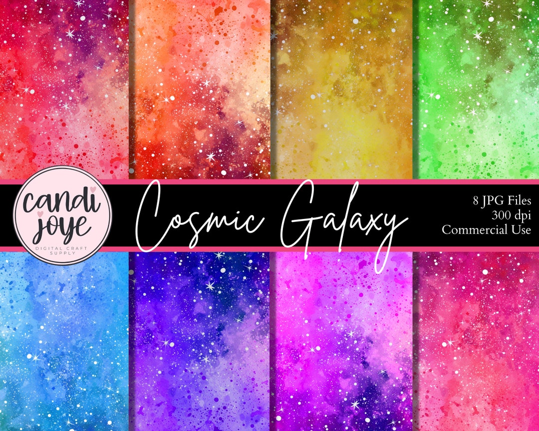 Galaxy Digital Paper Pack - Nebula Digital Wallpaper - Space Digital ...
