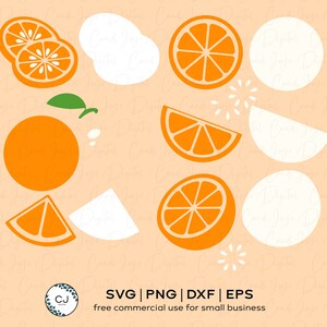Orange SVG Bundle Orange Clipart Orange Graphics Orange - Etsy