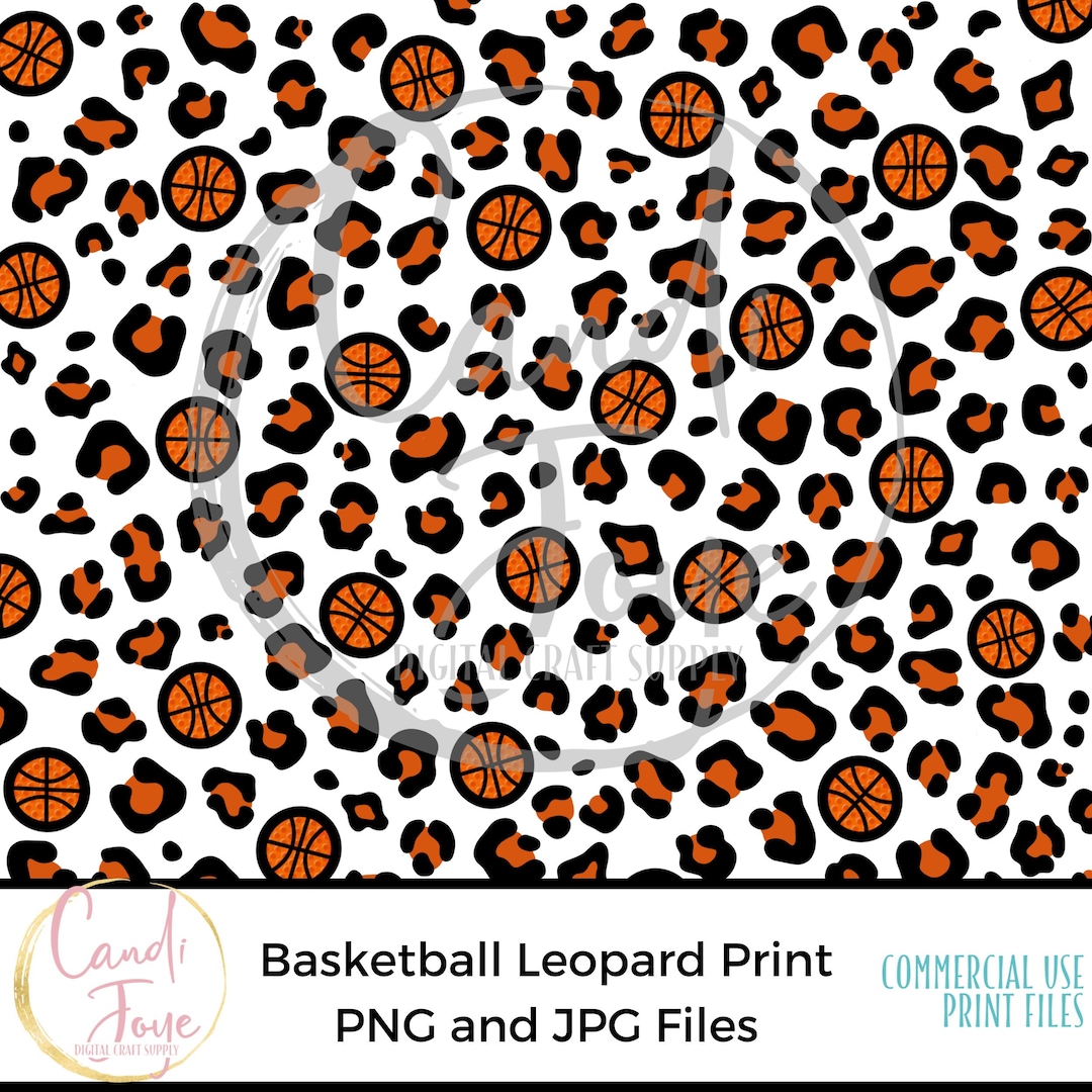 Basketball PNG Leopard Print PNG Basketball Sublimation - Etsy