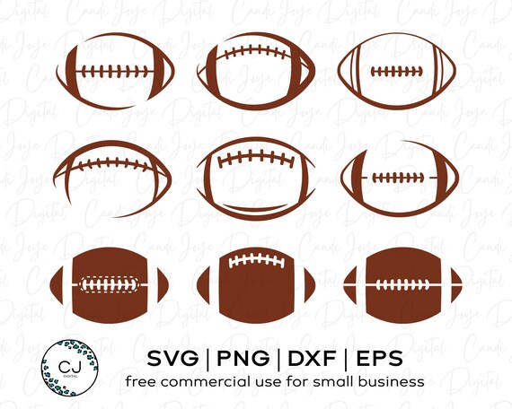 Football SVG Bundle Football PNG Sports SVG Football - Etsy Australia