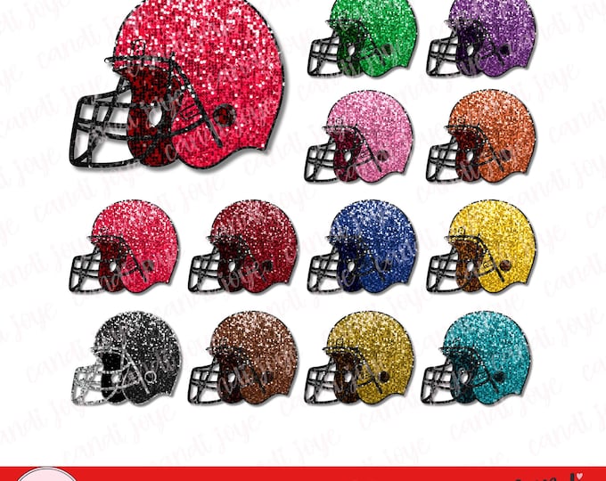 Glitter Football Helmet Cut Outs, Die Cuts, Tags, Toppers- Homecoming ...