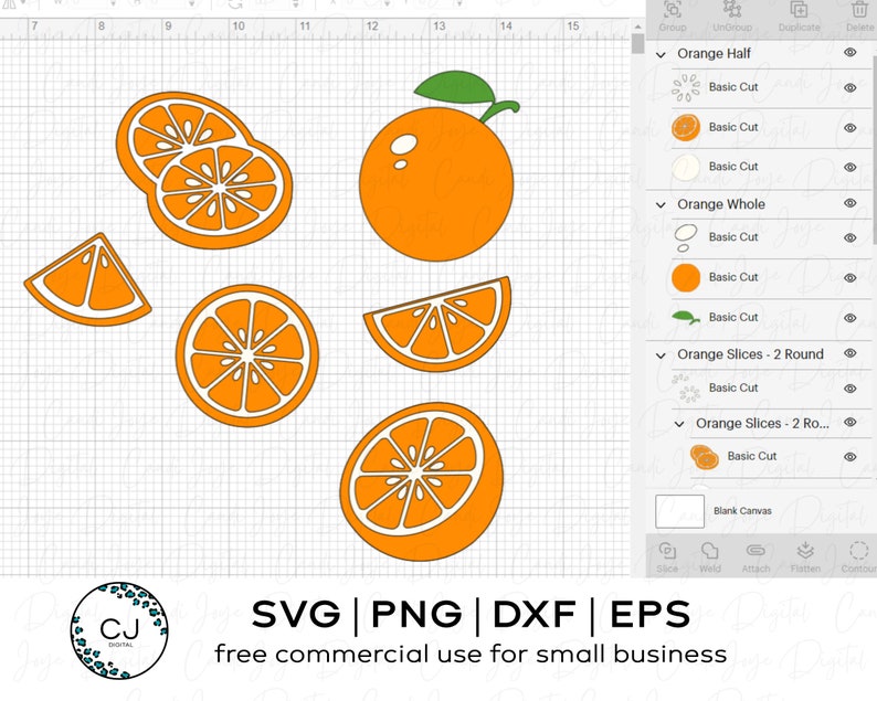 Orange SVG Bundle Orange Clipart Orange Graphics Orange - Etsy
