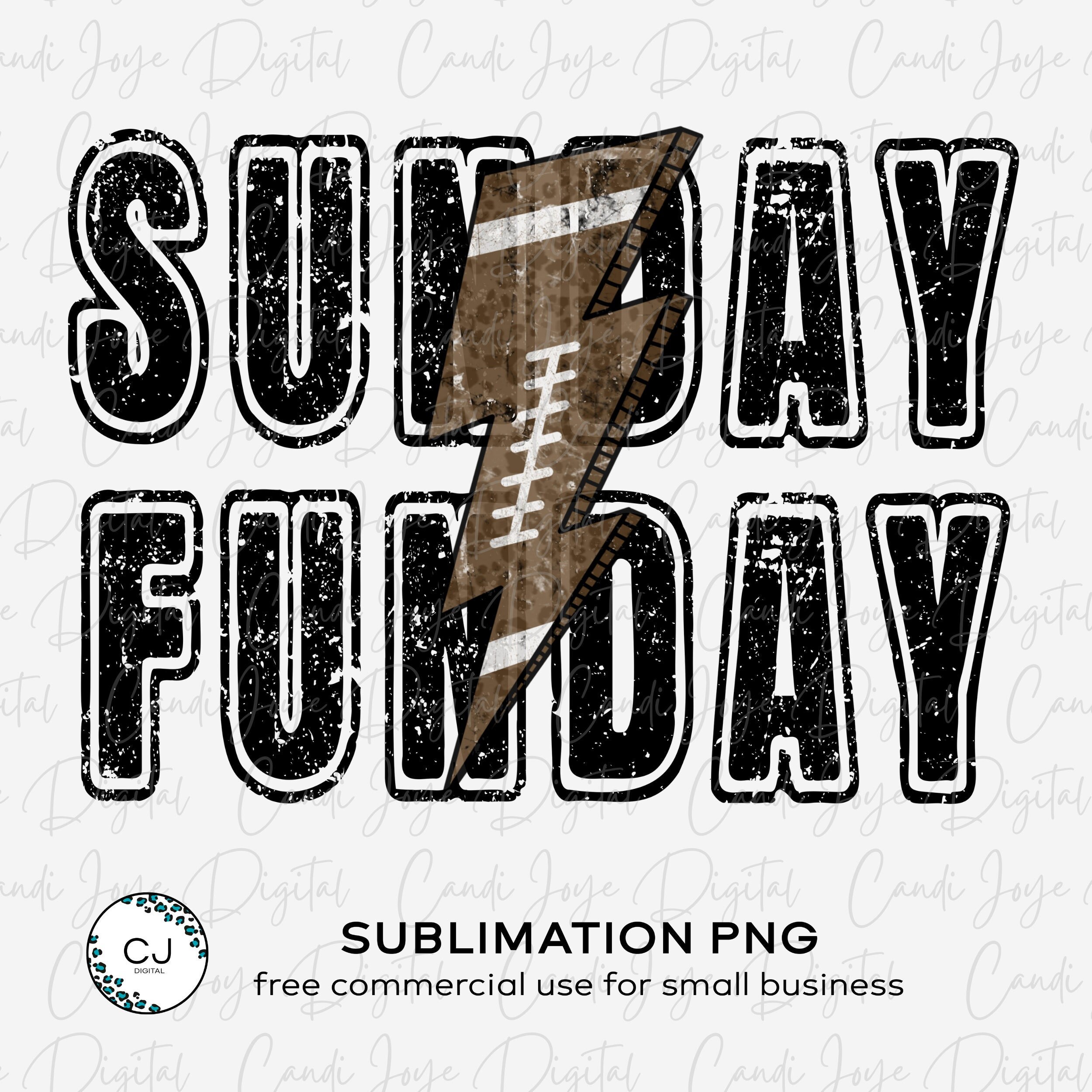 Football PNG Sunday Funday PNG Leopard Lightning Bolt - Etsy