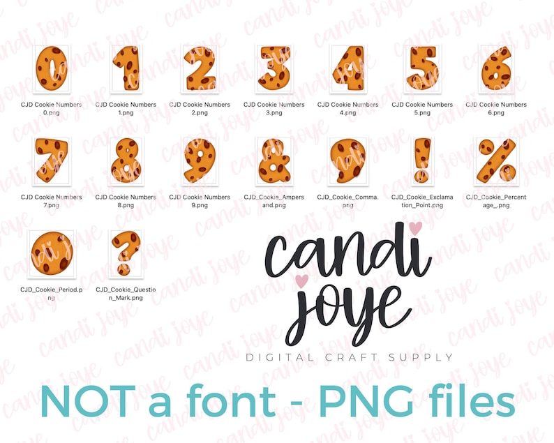 Alphabet Clipart PNG, Cookie Letters PNG Set, Alphabet PNG, Chocolate ...