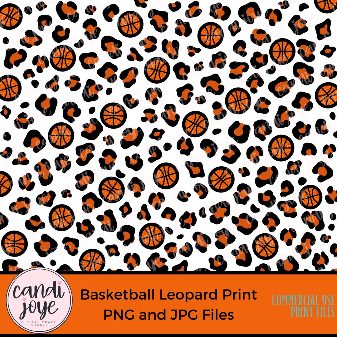 Basketball PNG - Leopard Print PNG - Basketball Sublimation ...
