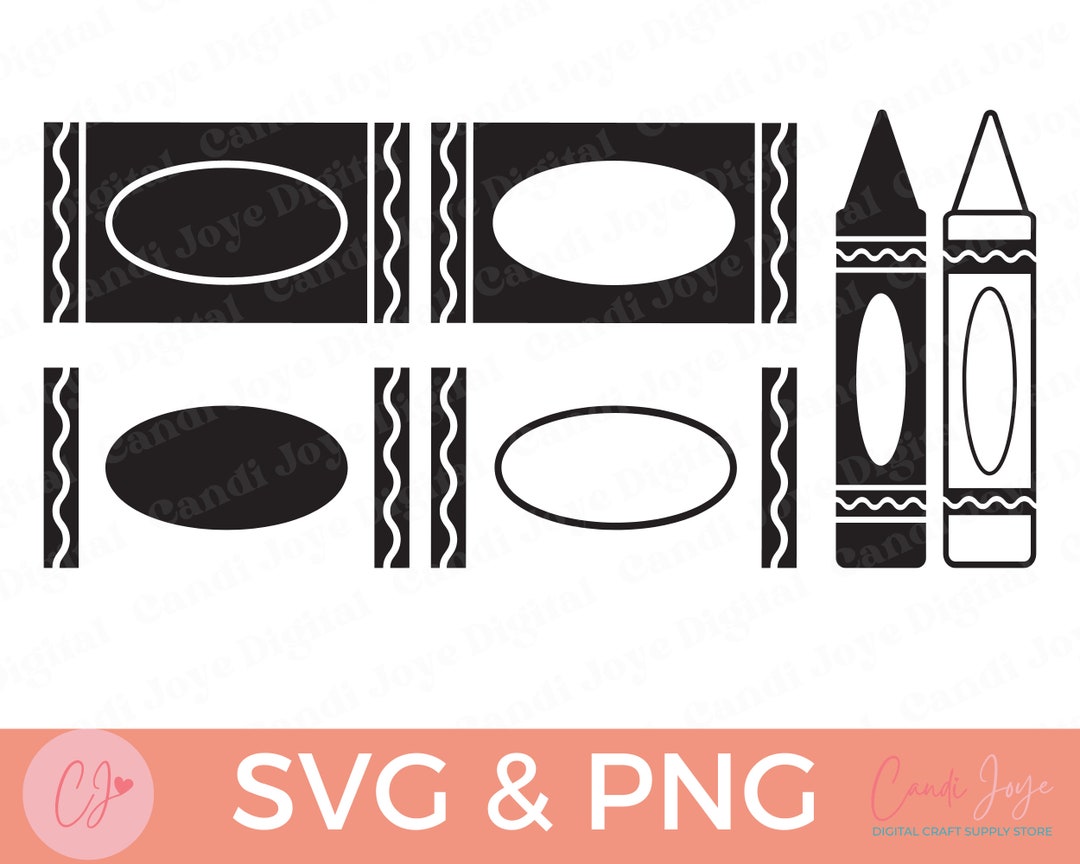 Crayon SVG Crayon Wrappers Cut Files School SVG Crayon Shirt SVG Crayon ...