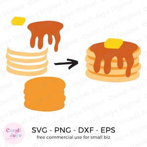 Pancake SVG Pancake PNG Pancake Stack Clipart (Download Now) - Etsy