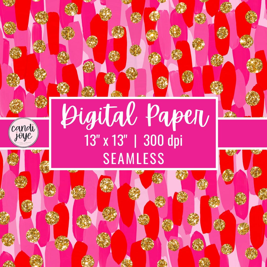 SEAMLESS Paint Stroke Background, Messy Paint Digital Paper, Streaky ...
