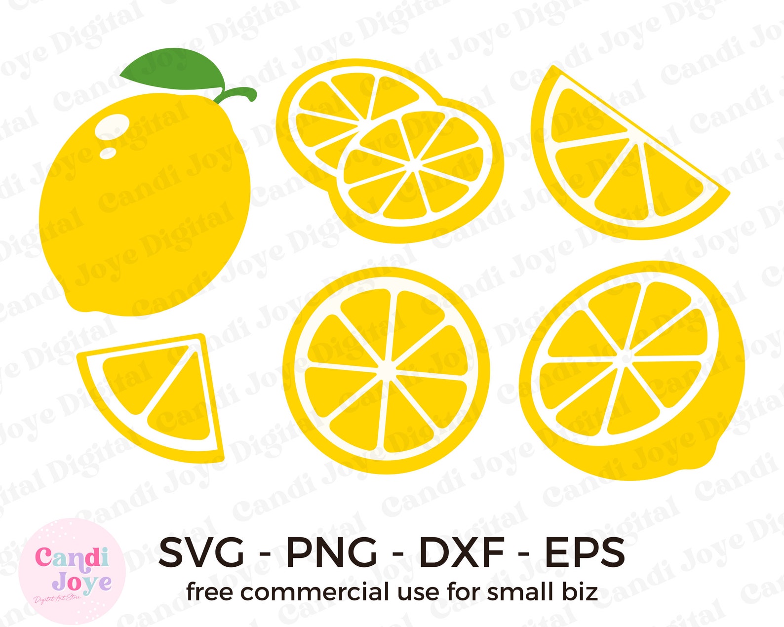 Lemon SVG Bundle Lemon Clipart Lemon Graphics Lemon - Etsy