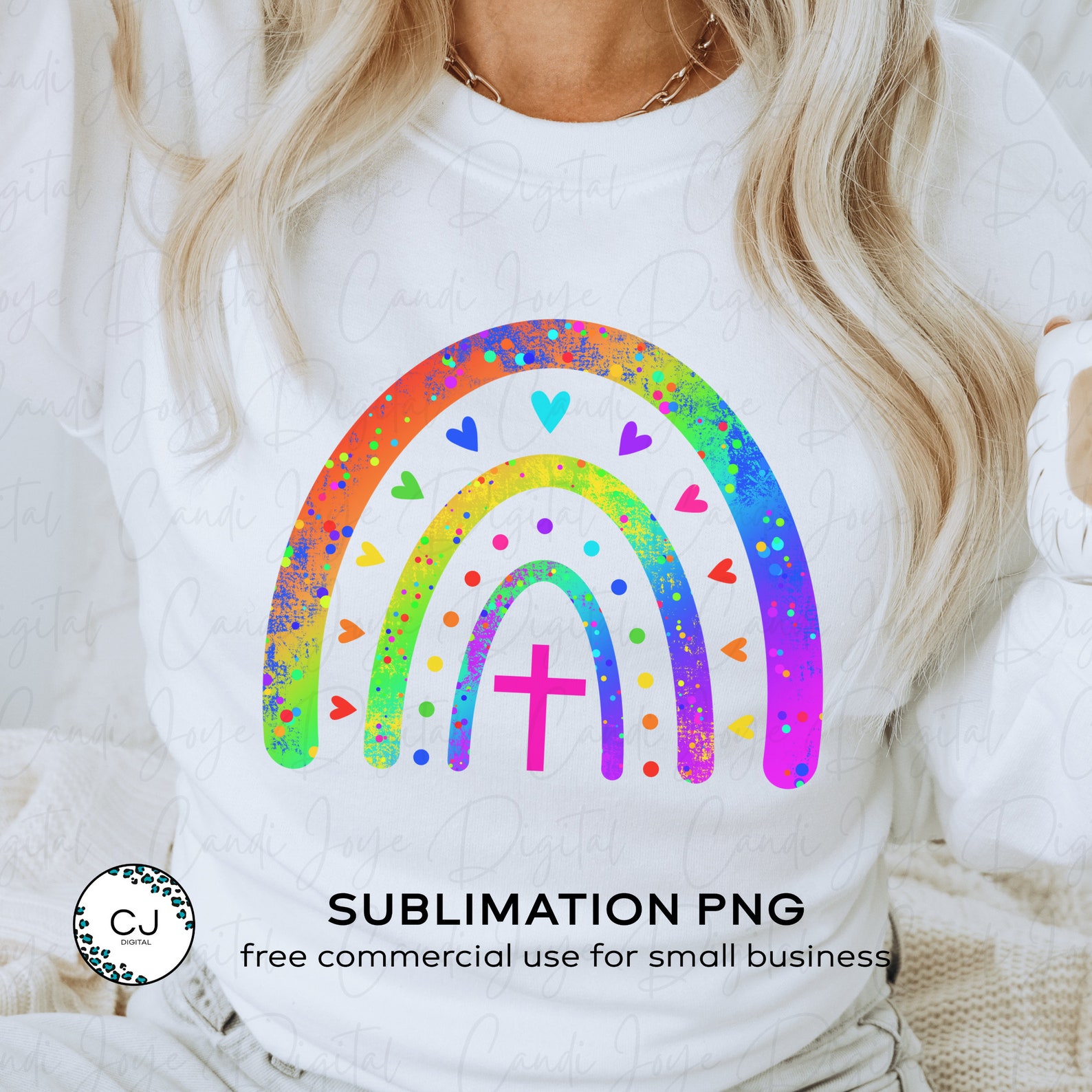 Rainbow PNG Christian PNG Religious PNG Clipart Jesus - Etsy
