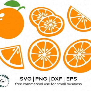 Orange SVG Bundle Orange Clipart Orange Graphics Orange - Etsy